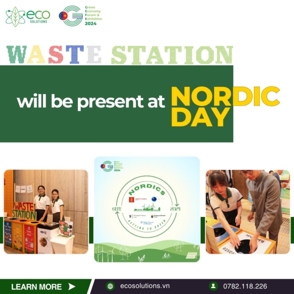 Waste Station at GEFE 2024 event - ECO Solutions